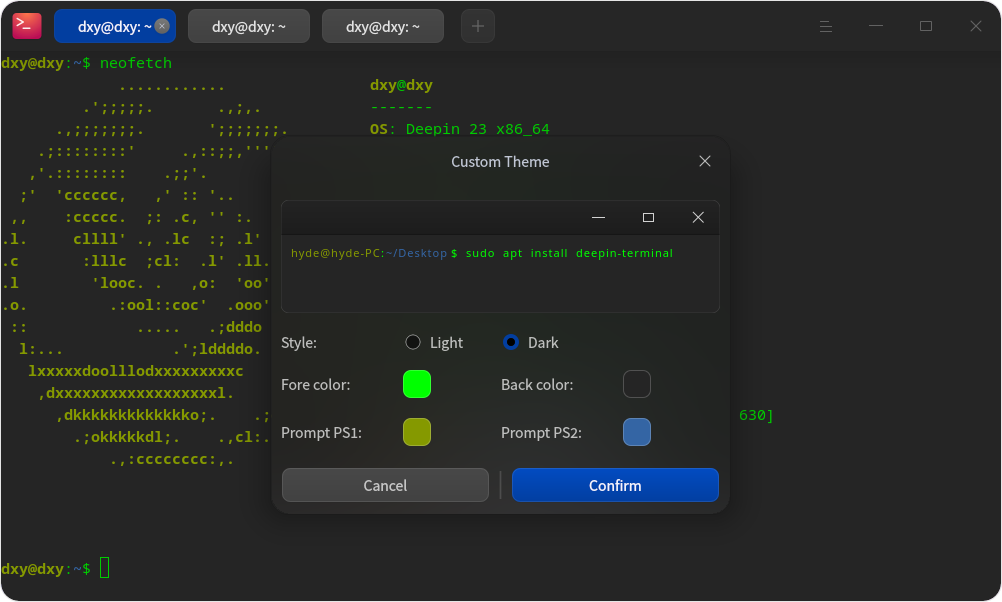 Deepin Terminal – Deepin Technology Community